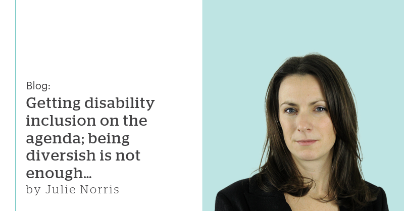 Getting disability inclusion on the agenda; being diversish is not ...
