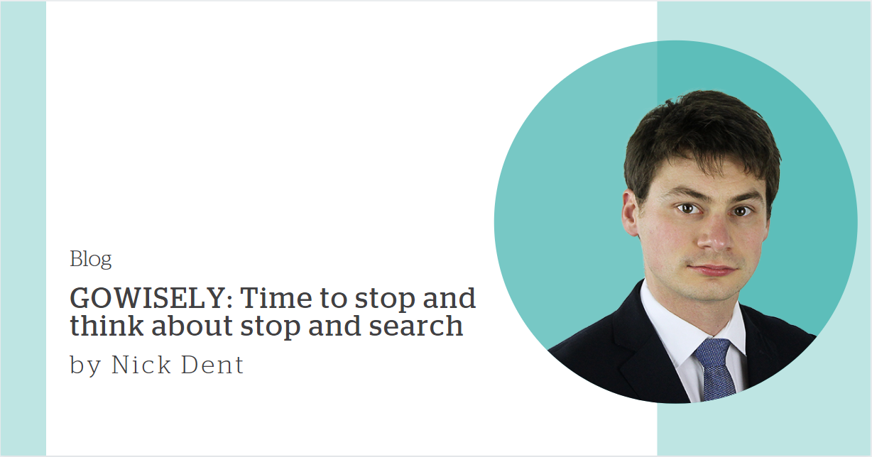 GOWISELY: Time to stop and think about stop and search | Criminal Law ...