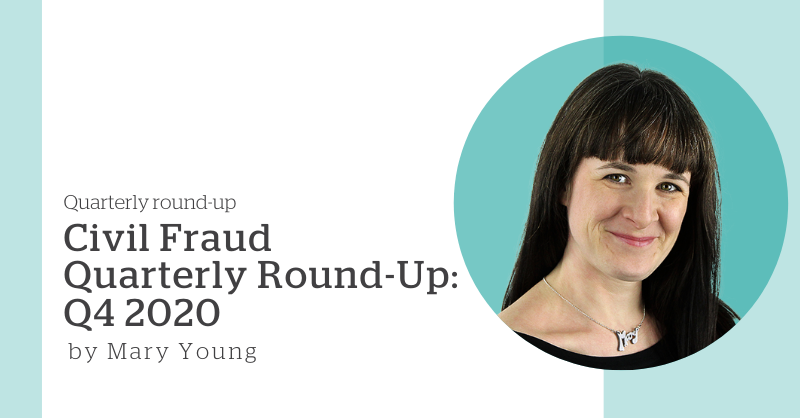 Civil Fraud Quarterly Round-Up: Q4 2020 | Dispute Resolution Law Blog | Kingsley Napley