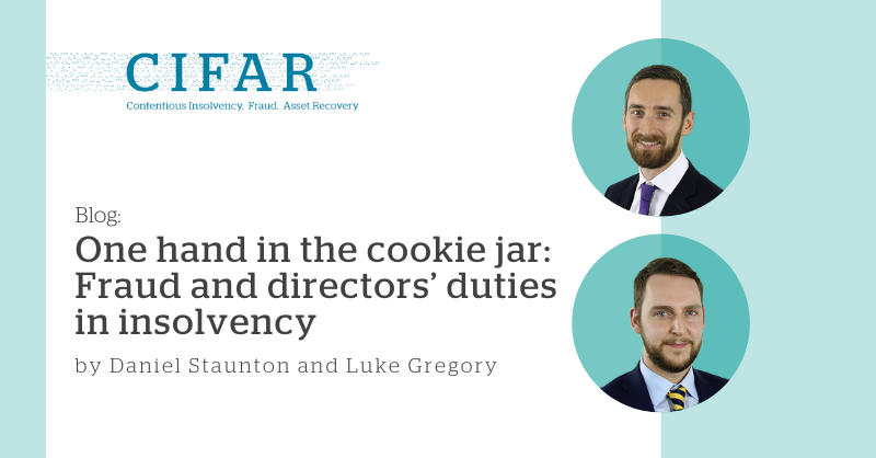 One hand in the cookie jar: Fraud and directors’ duties in insolvency | Dispute Resolution Law ...