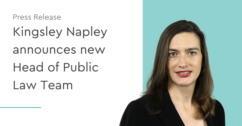 Press Release: Kingsley Napley announces Sophie Kemp as new Head of ...