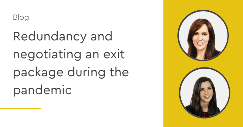 Redundancy and negotiating an exit package | Employment Law Blog ...