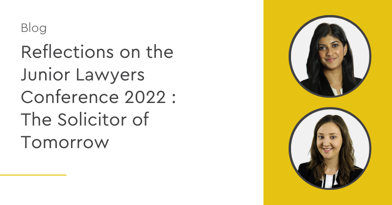 Reflections on the Junior Lawyers Conference 2022 : The Solicitor of ...