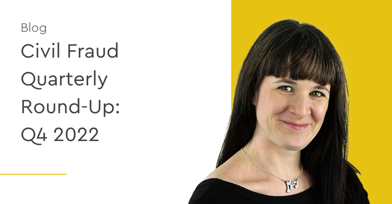 Civil Fraud Quarterly Round-Up: Q4 2022 | Dispute Resolution Law Blog | Kingsley Napley