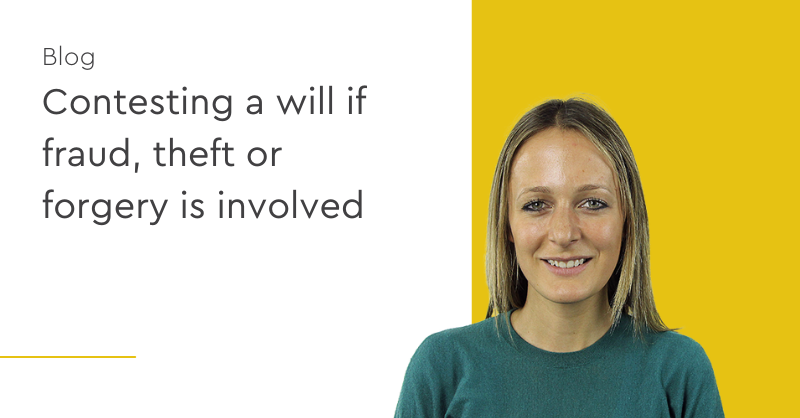 Contesting a will if fraud, theft or forgery is involved | Dispute ...