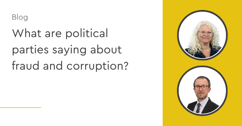 What are political parties saying about fraud and corruption ...