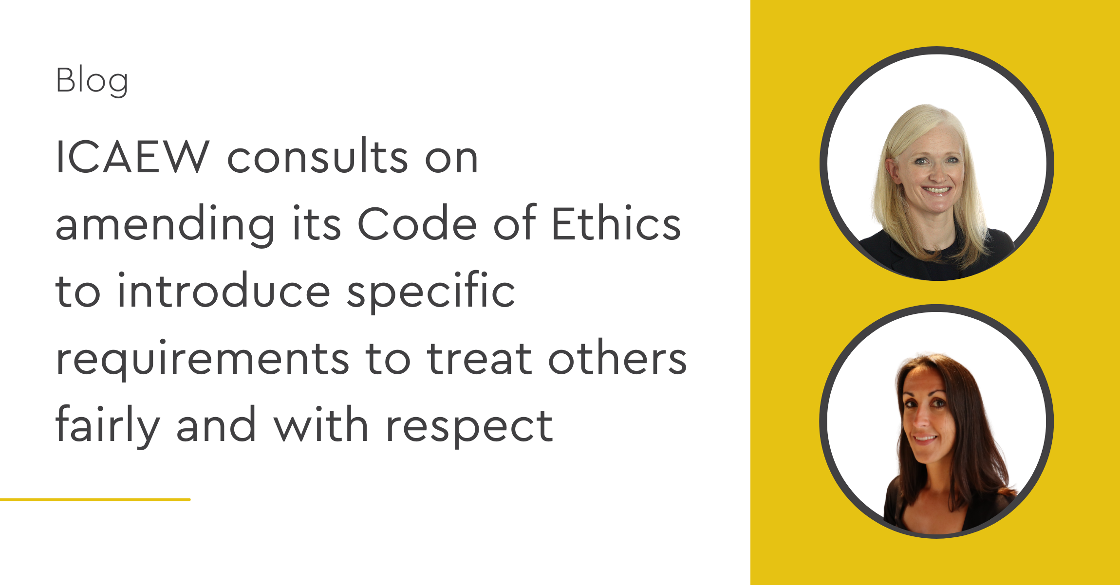 ICAEW consults on amending its Code to introduce specific requirements ...