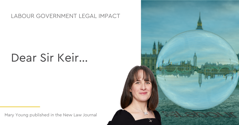 Dear Sir Keir… | Dispute Resolution Law Blog | Kingsley Napley