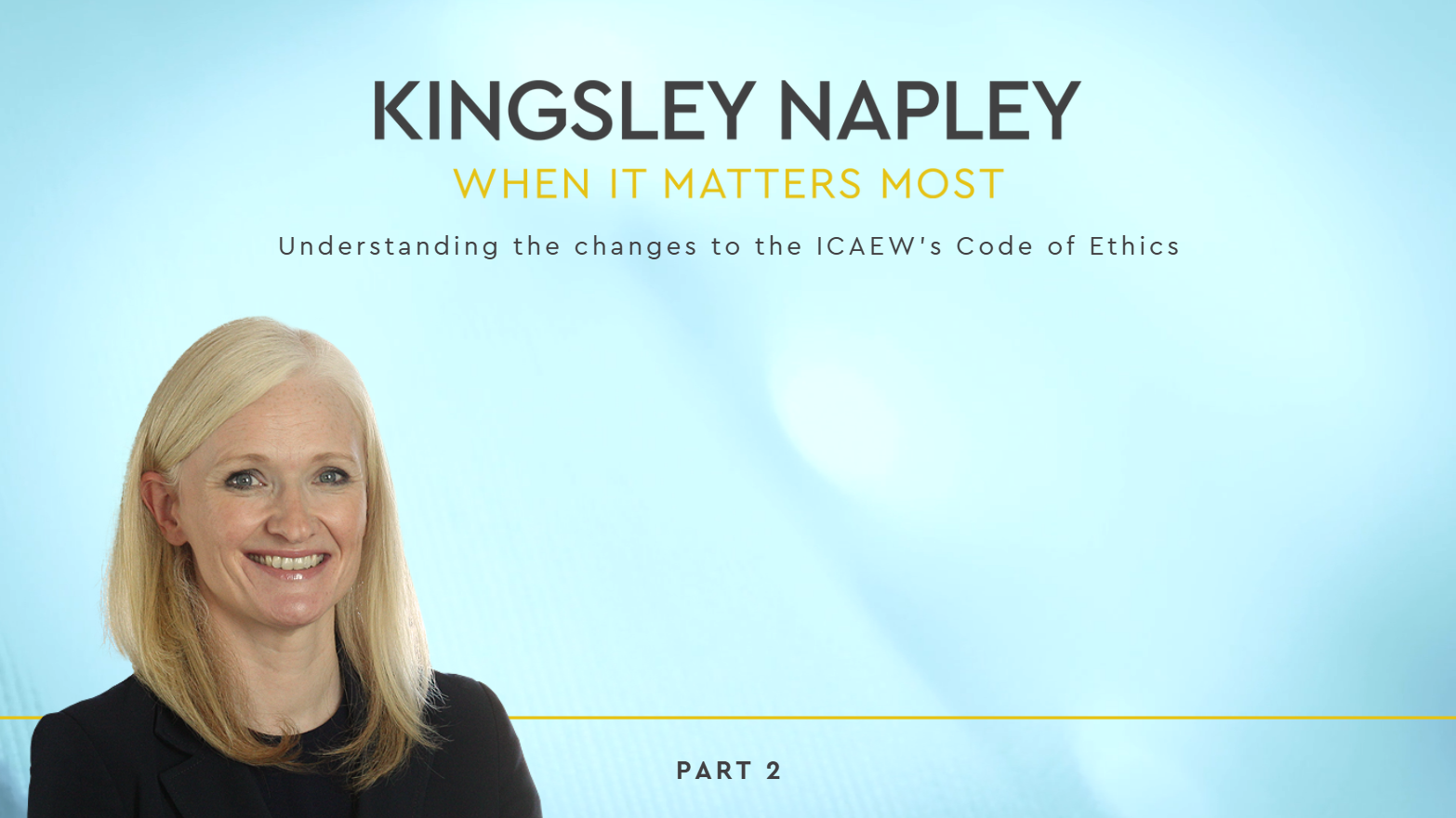 Understanding the changes to the ICAEW's Code of Ethics: implications ...