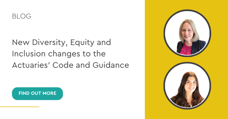 New Diversity, Equity and Inclusion changes to the Actuaries’ Code and ...