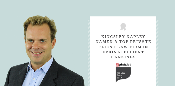 Kingsley Napley named a top law firm in the eprivateclient rankings ...