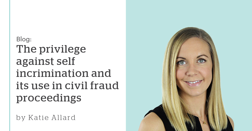 The privilege against self-incrimination and its use in civil fraud proceedings | Dispute ...