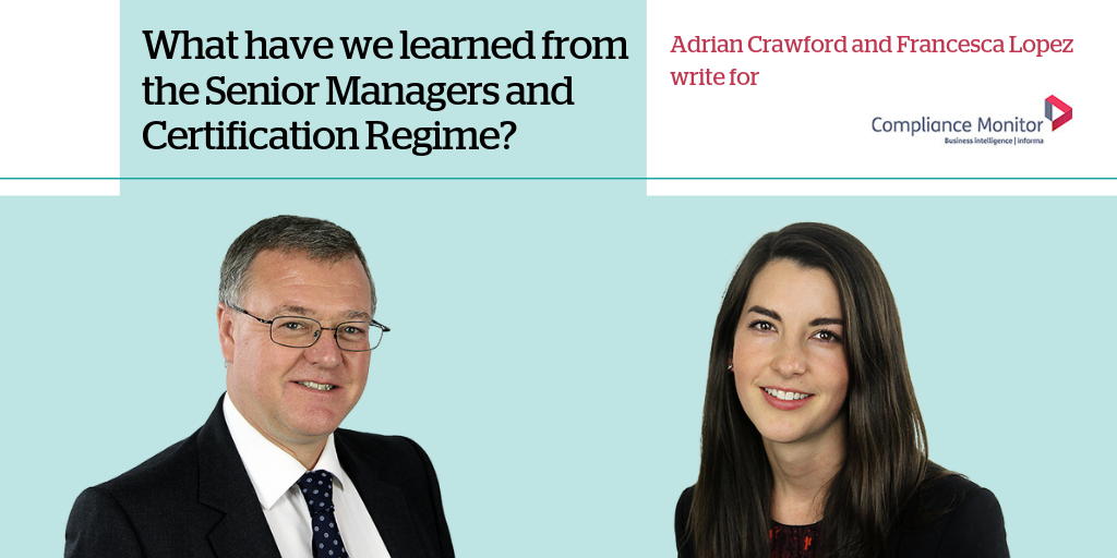 What have we learned from the Senior Managers and Certification Regime ...