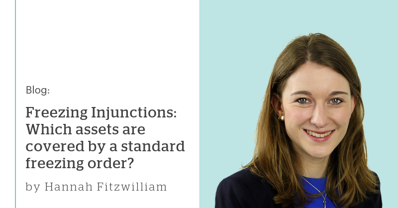 Freezing Injunctions: Which assets are covered by a standard freezing ...